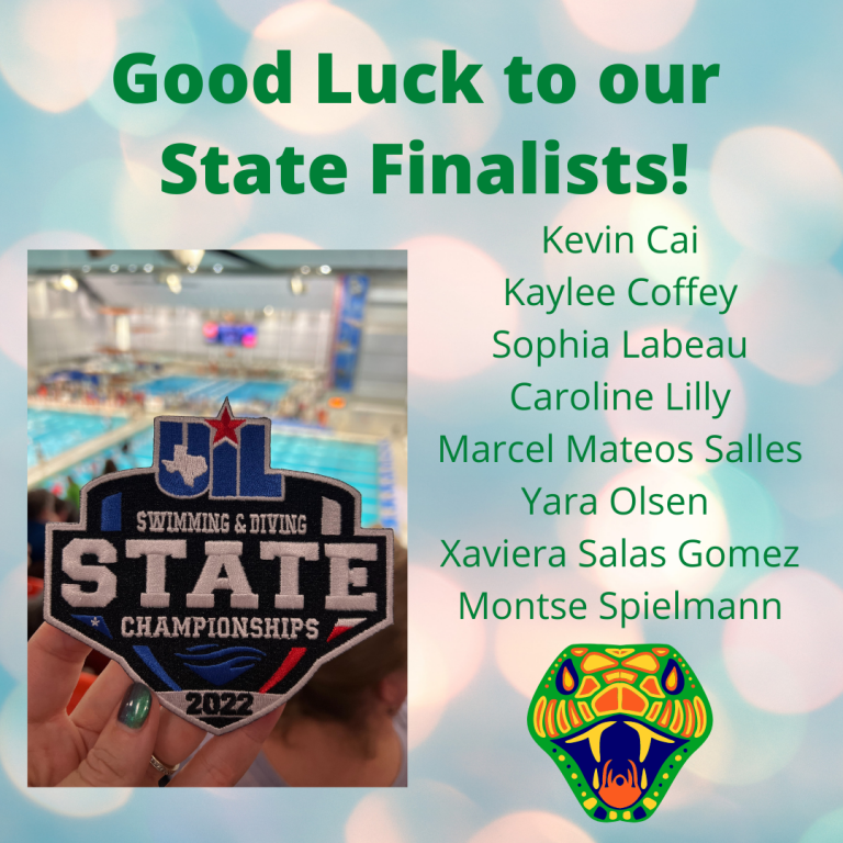 Good Luck Swim & Dive State Finalists! – Rattler Sports