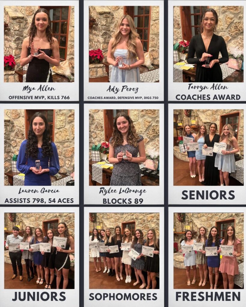 Reagan Volleyball Celebration – Rattler Sports