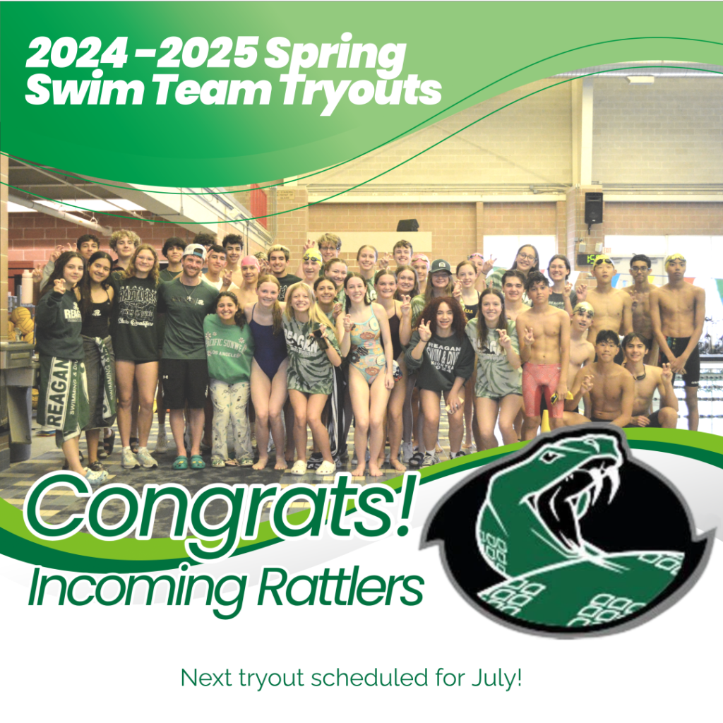 Reagan swim adds 12 new athletes to their 2024-2025 roster! – Rattler ...